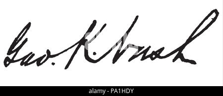 George K. Nash signature Stock Photo - Alamy