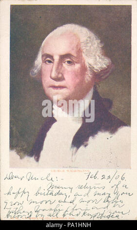 A historical portrayal of George Washington, the first President of the ...