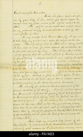 Hamilton R. Gamble's message to the Missouri Constitutional Convention ...