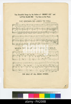 Cover art for the song 'Good-bye Dolly Gray', depicting a farewell ...