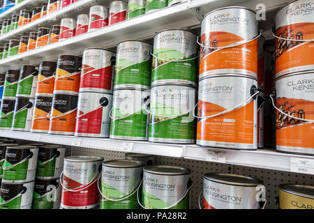Shelves in an American home improvement store Stock Photo - Alamy