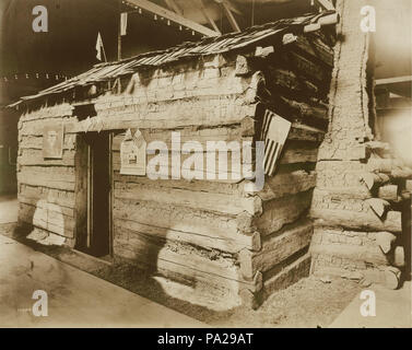 Abraham Lincoln's Log Cabin Stock Photo - Alamy
