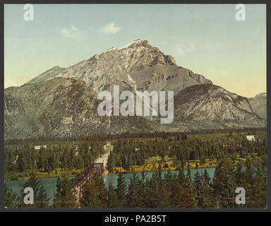 Cascade Mountain, Alberta LCCN2008679645 Stock Photo - Alamy