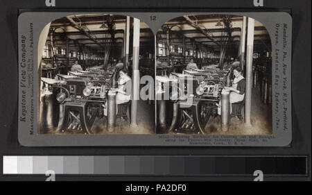 590 Drawing machines for combing out and straightening the fibres. Silk ...