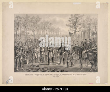 Genl. Grant at Appomattox Stock Photo - Alamy