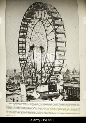 The Ferris Wheel at the 1893 World's Columbian Exposition in Chicago is ...
