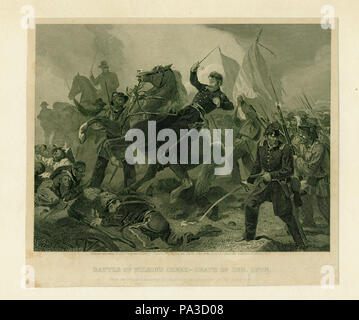 The Battle of Wilson's Creek, where Union General Nathaniel Lyon fell ...