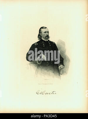 A portrait of General George A. Custer, an American cavalry officer ...
