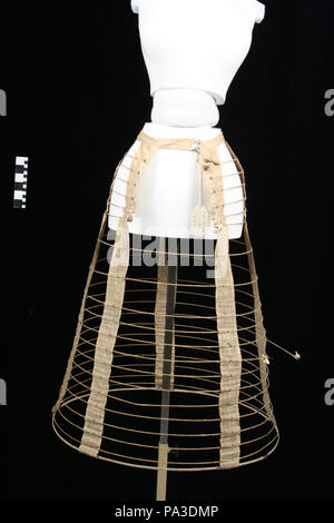 The Cage Crinoline, a 19th-century fashion garment, was designed to ...