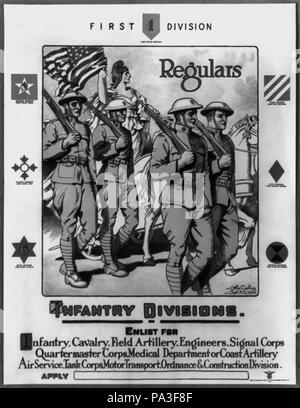 First division, regulars Infantry divisions Enlist for infantry ...