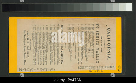 Glacial Rock, 3,900 feet high Yo Semite Valley, by John P Soule Stock ...