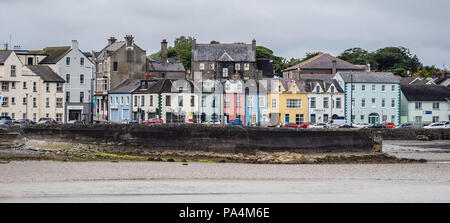 Coastal town of Donaghadee, Northern Ireland at the harbour with Stock ...