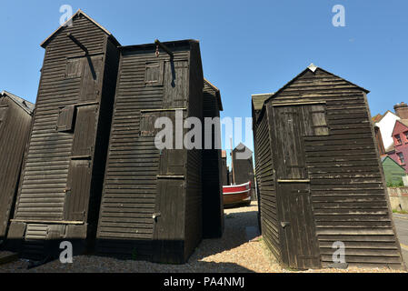 net shops - old Hastings Stock Photo: 43266397 - Alamy