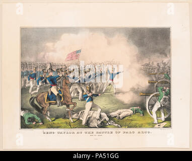 Genl. Taylor at the battle of Palo Alto: May 8th 1846 Stock Photo - Alamy