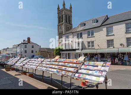 Market Day, Honiton, Devon, UK Stock Photo: 7824251 - Alamy