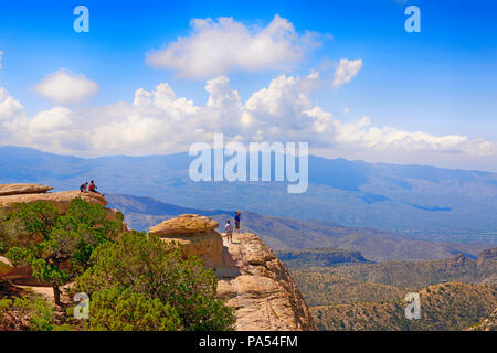 View from Windy Point on Mount Lemmon in Arizona Stock Photo - Alamy