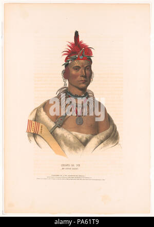 Chono Ca Pe was a Native American chief of the Otoe tribe. from the ...