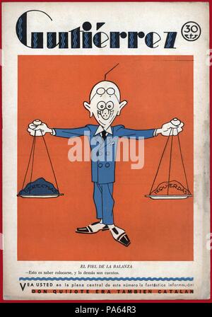 Portada de la revista humorística ¿Qué le dijo…?. Madrid, 1944 ...