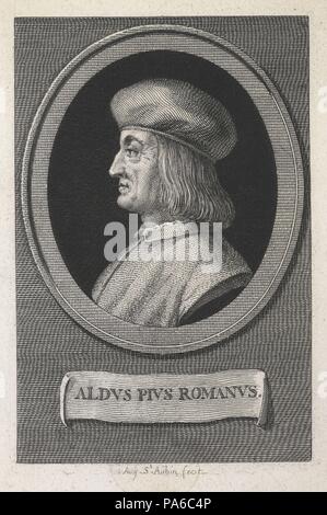 Portrait of Aldus Pius Manutius (1449-1515). Museum: PRIVATE COLLECTION ...