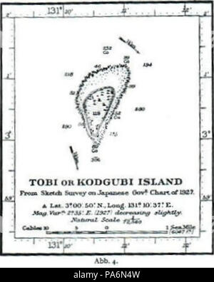 2 1927 Tobi Island map Stock Photo - Alamy