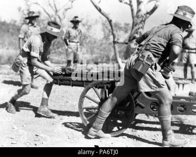 Military equipment of the second world war. Headlight on a WWII tank ...