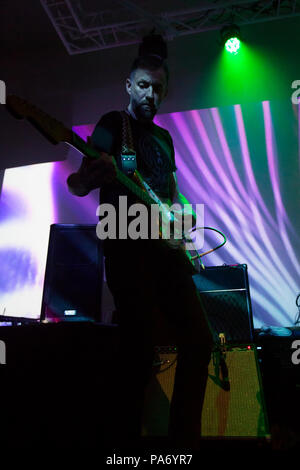 Norway, Bergen - July 19, 2018. The English band Slowdive performs a ...
