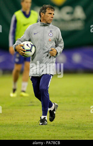 The WACA, Perth, Australia. 21st July, 2018. Chelsea pre season tour of ...