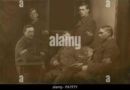 Finnish Red Guard armoured train crew 1918 Stock Photo - Alamy