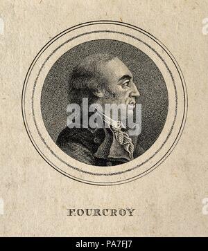 Antoine Francois Fourcroy (1755-1809). 1874 portrait of the French ...