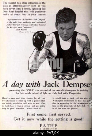 Jack Dempsey was a famous American boxer and world heavyweight champion ...