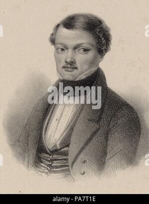 Portrait of Gilbert Duprez (1806-1896), singer, in the role of Edgardo ...
