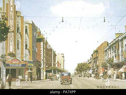 Avenue Joffre in the 1930s Stock Photo - Alamy