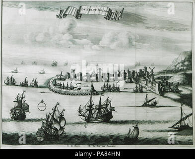 De Stad Modon Dapper Olfert 1688 Stock Photo - Alamy