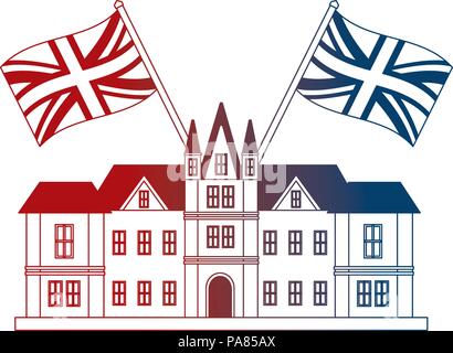 edinburgh castle united kingdom flags Stock Vector Image & Art - Alamy