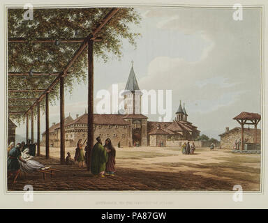 The entrance to the Convent of St. Mary Mayer, designed by Luigi Mayer ...