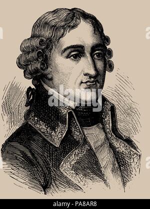 Portrait of Jean-Jacques Régis de Cambacérès, Duke of Parma, print ...