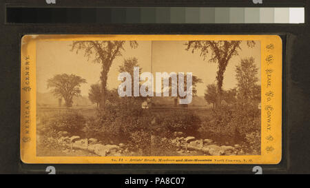 Artist's Brook, Meadows and Mote Mountain, North Conway, N.H, by Pease ...