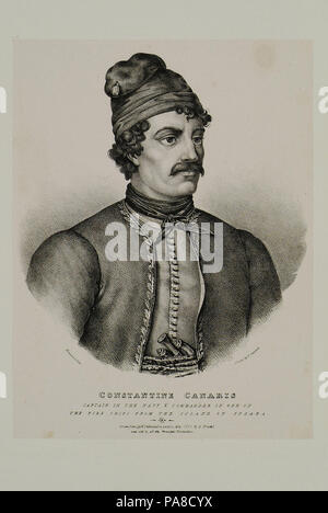 Constantine Canaris Captain of the Navy & Commander of one of the Fire ...