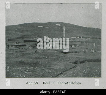 Dorf in Inner-Anatolien - Banse Ewald - 1919 Stock Photo - Alamy