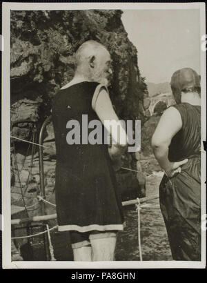 In 1925, playwright George Bernard Shaw was photographed while taking a ...