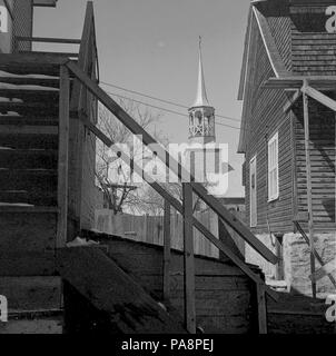 The Mohawk nation of Kahnawake native community on south shore of the ...