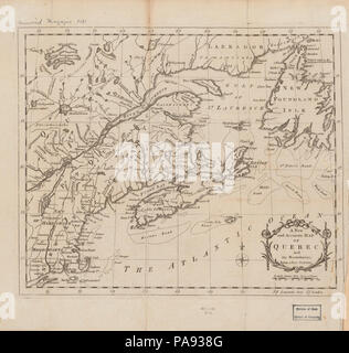 A new and accurate map of Quebec and its boundaries from a late survey ...