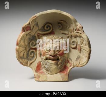 Terracotta antefix late 1st century B.C.–early 1st century A.D. Roman ...