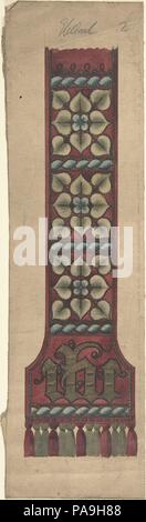 Design for a Stole or Maniple. Artist: Ernest Geldart (British, London ...