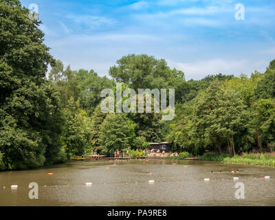 Hampstead ponds (mixed), London Stock Photo - Alamy