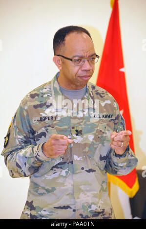 Major General A.C. Roper, Commanding General of the 76th Operational ...