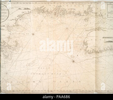 A new chart of the coast of America from Philadelphia to Halifax Harbor ...