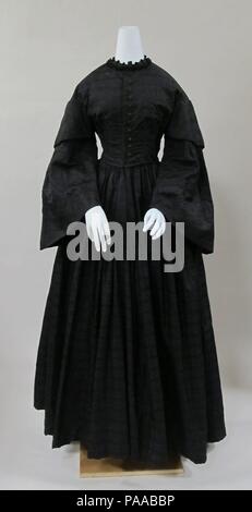 Mourning dress. Culture: American. Date: ca. 1848. Museum: Metropolitan ...