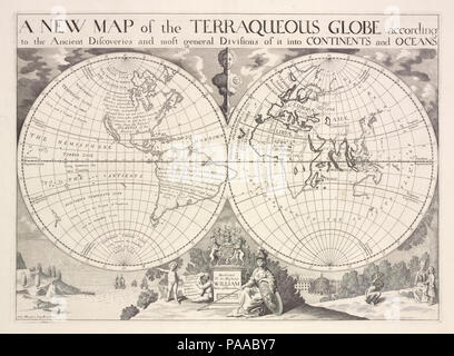 A new map of the terraqueous globe according to the ancient discoveries ...