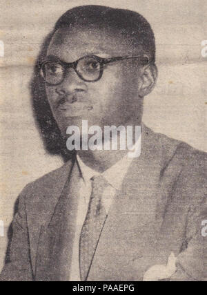Patrice Lumumba, first Prime Minister of the newly-independent Republic ...